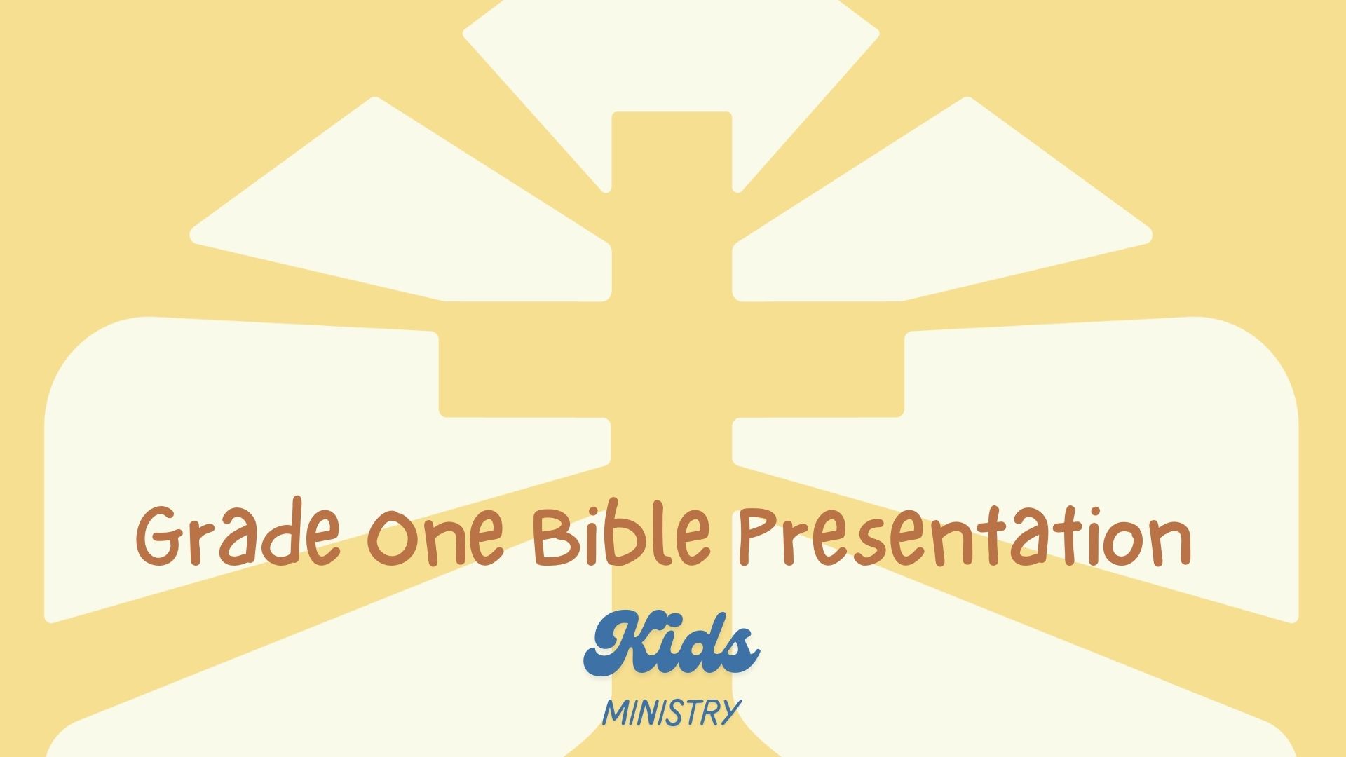 Grade 1 Bible Presentation - Promontory Community Church